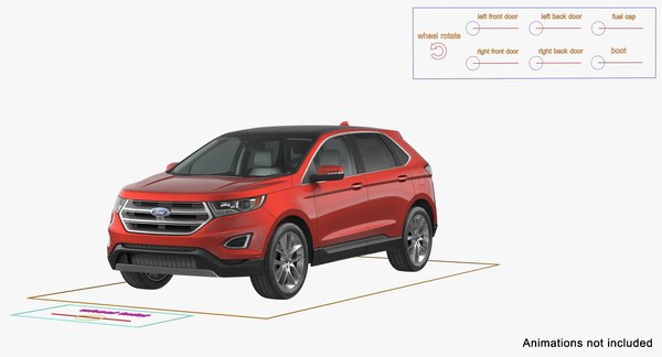 modelo 3d Colección Ford Cars Rigged - TurboSquid 1529582