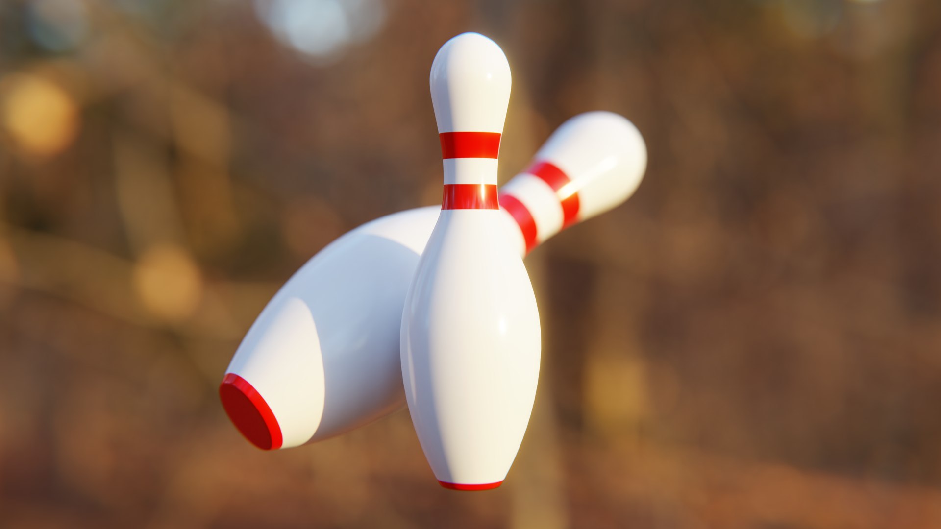 3D Bowling Pins Model - TurboSquid 2211841