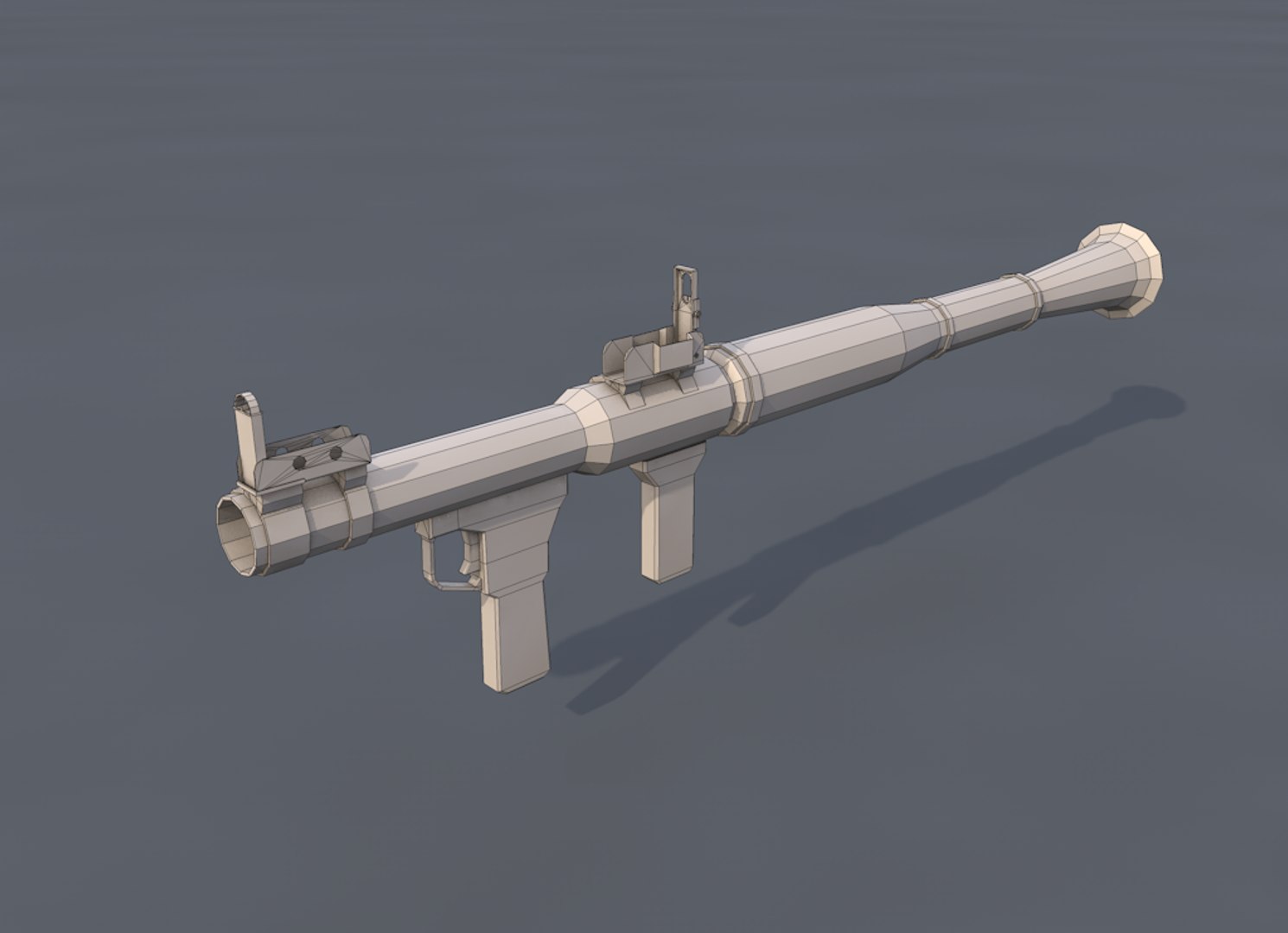 Rpg-7 Grenade Launcher 3d 3ds