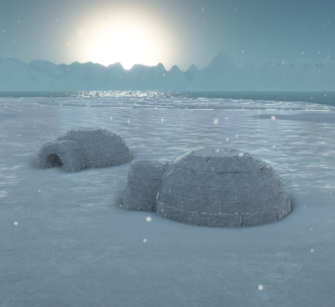 Igloo Inuits Christmas Max Free