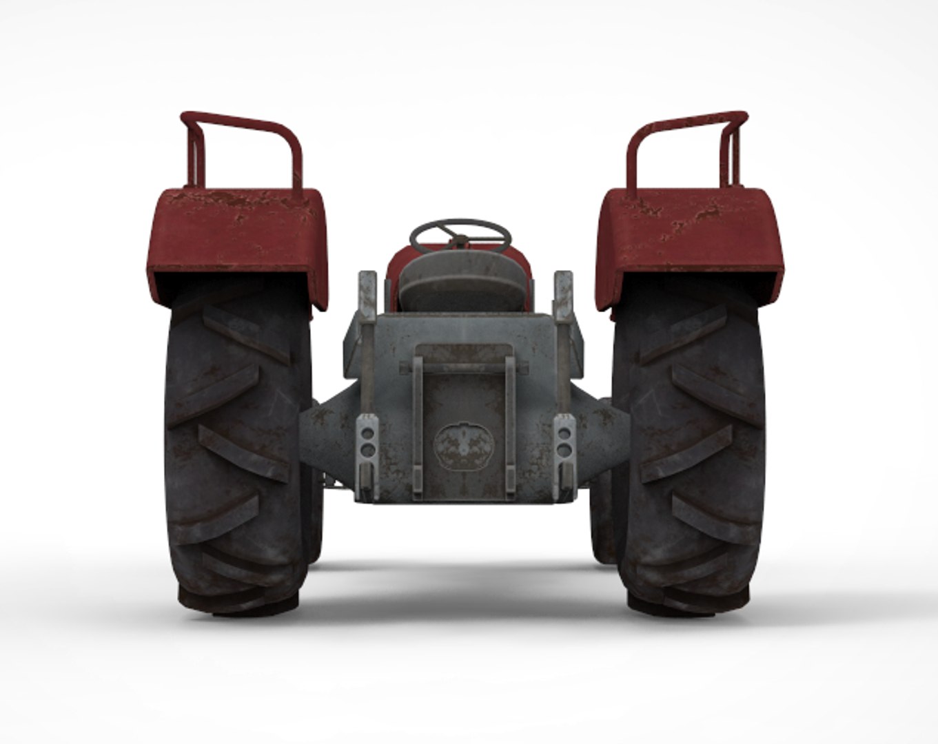 Old tractor 3D model - TurboSquid 1539087