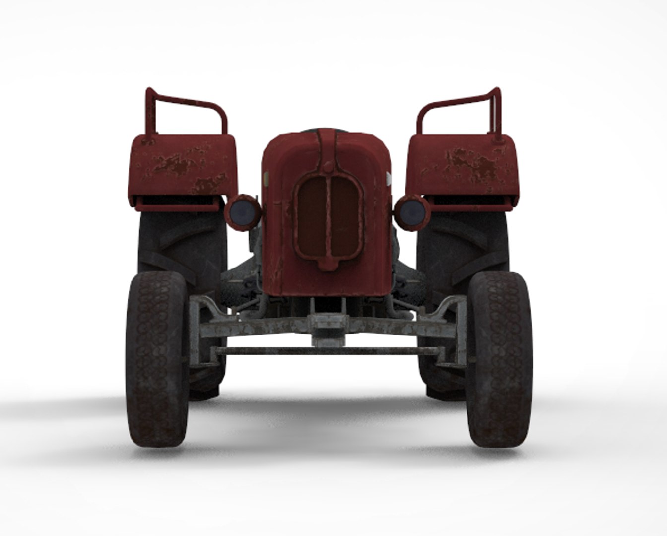 Old tractor 3D model - TurboSquid 1539087