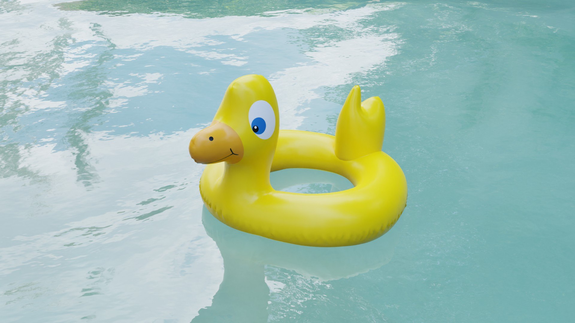 Duck Float Ring Inflatable 3D model - TurboSquid 1916247