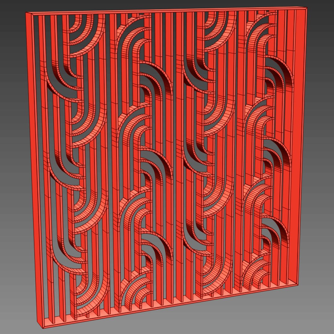 Decorative Partition Set 114 3D Model - TurboSquid 1939408