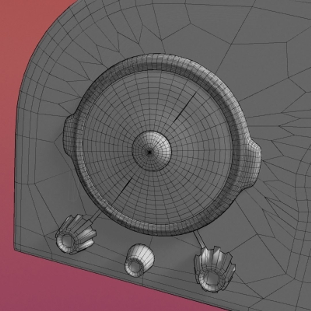 3ds Max Radio Clutterelectronics Clutterretro