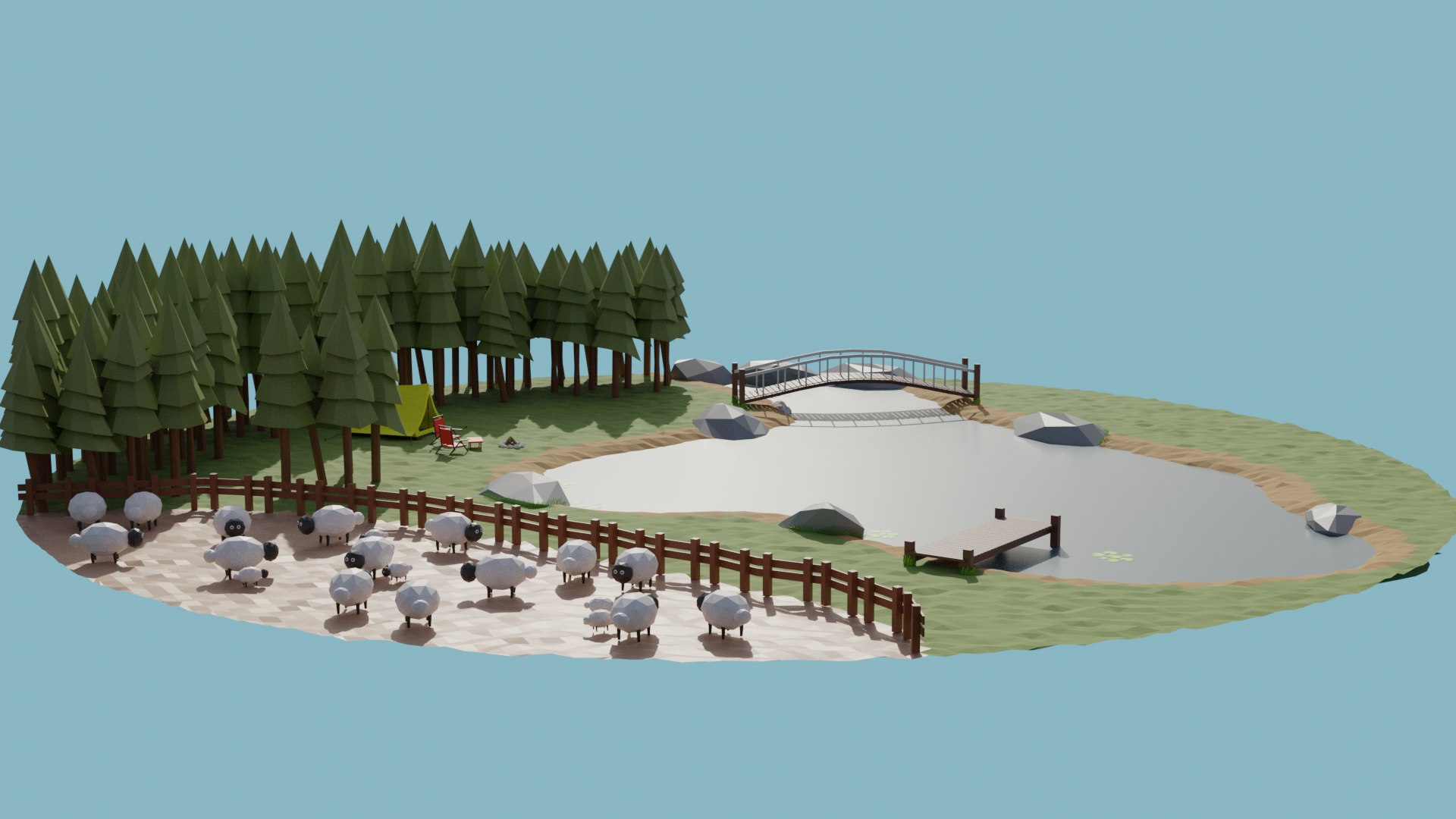 Island Low Poly 3D - TurboSquid 1793713