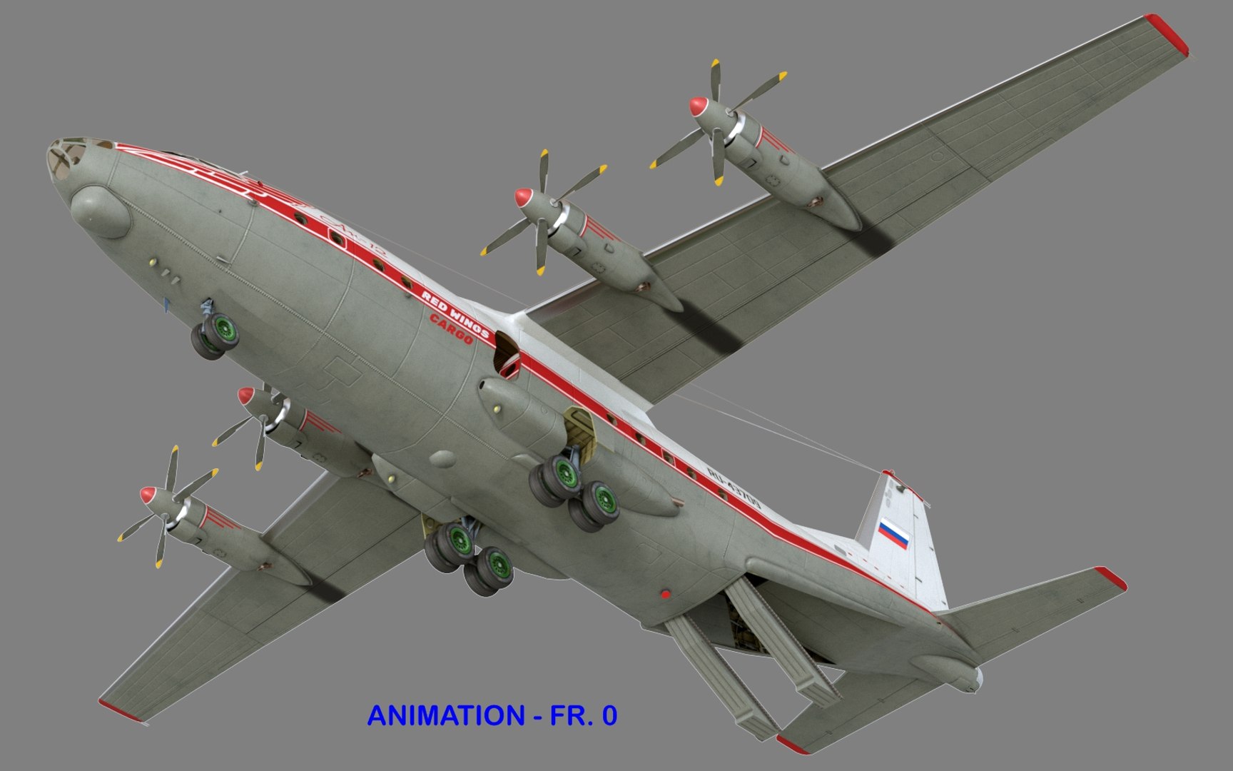 Antonov An-12B Conversion 3D - TurboSquid 1783008