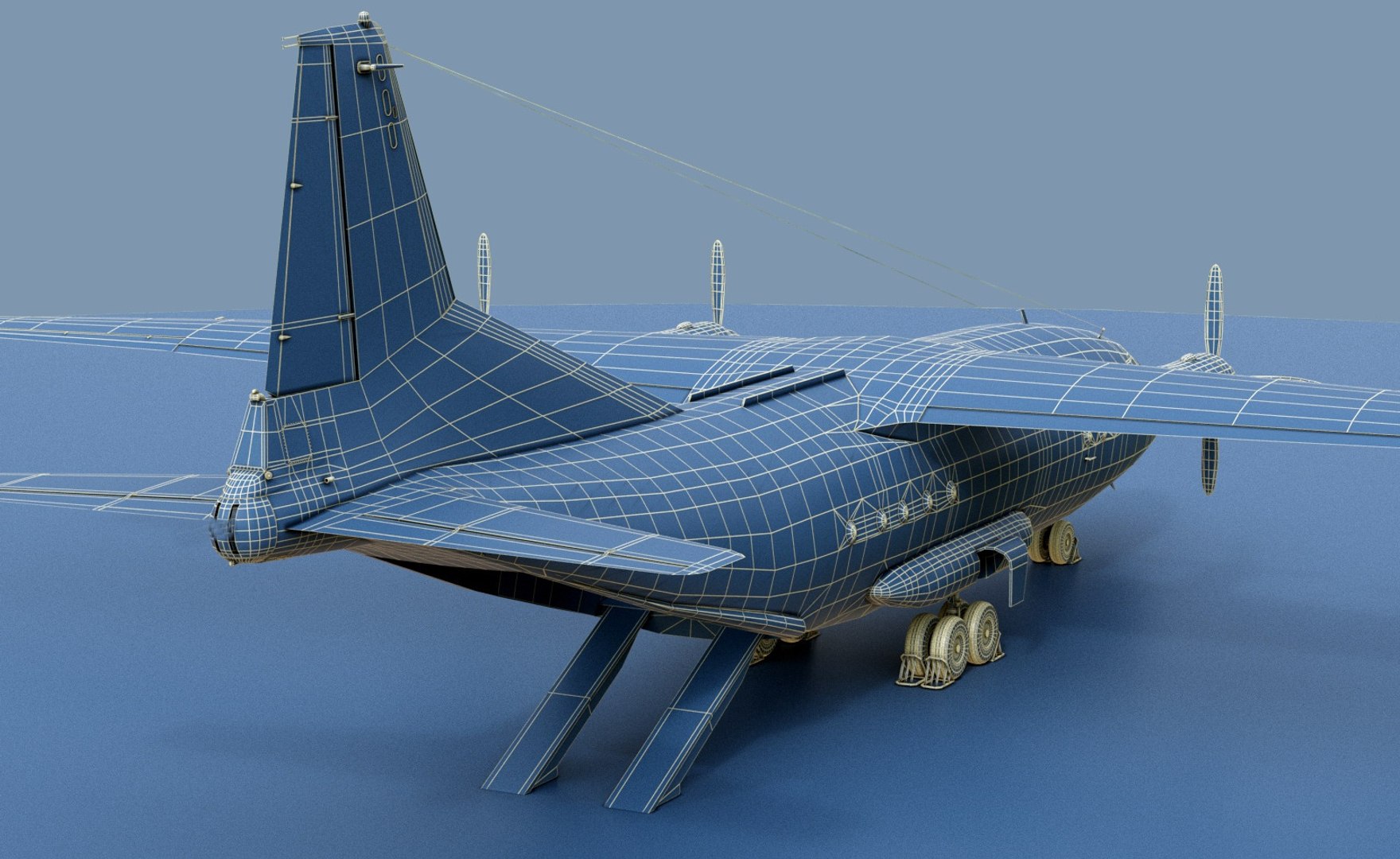 Antonov An-12B Conversion 3D - TurboSquid 1783008