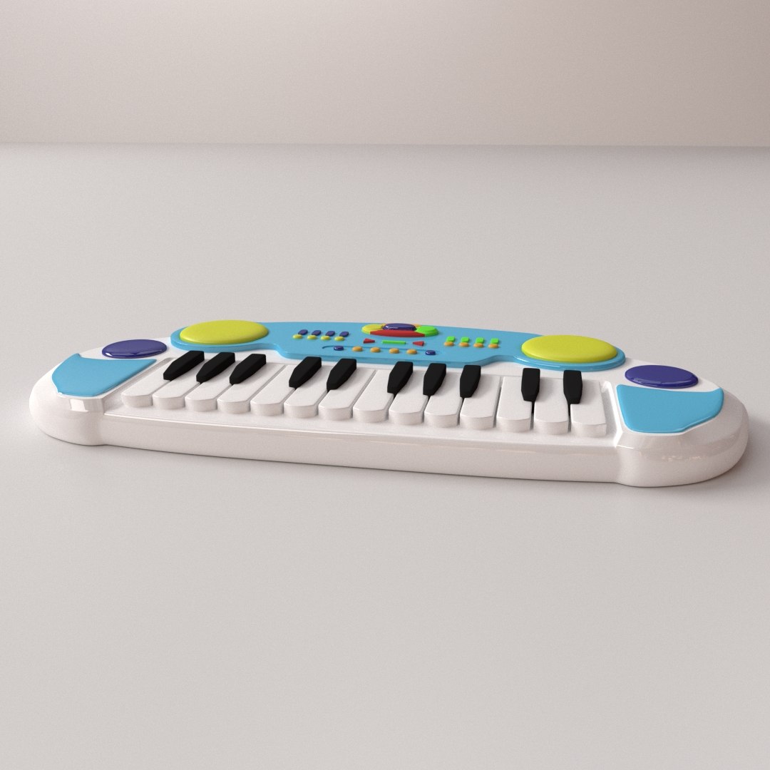 Electronic Keyboard Toy 3D - TurboSquid 1271107
