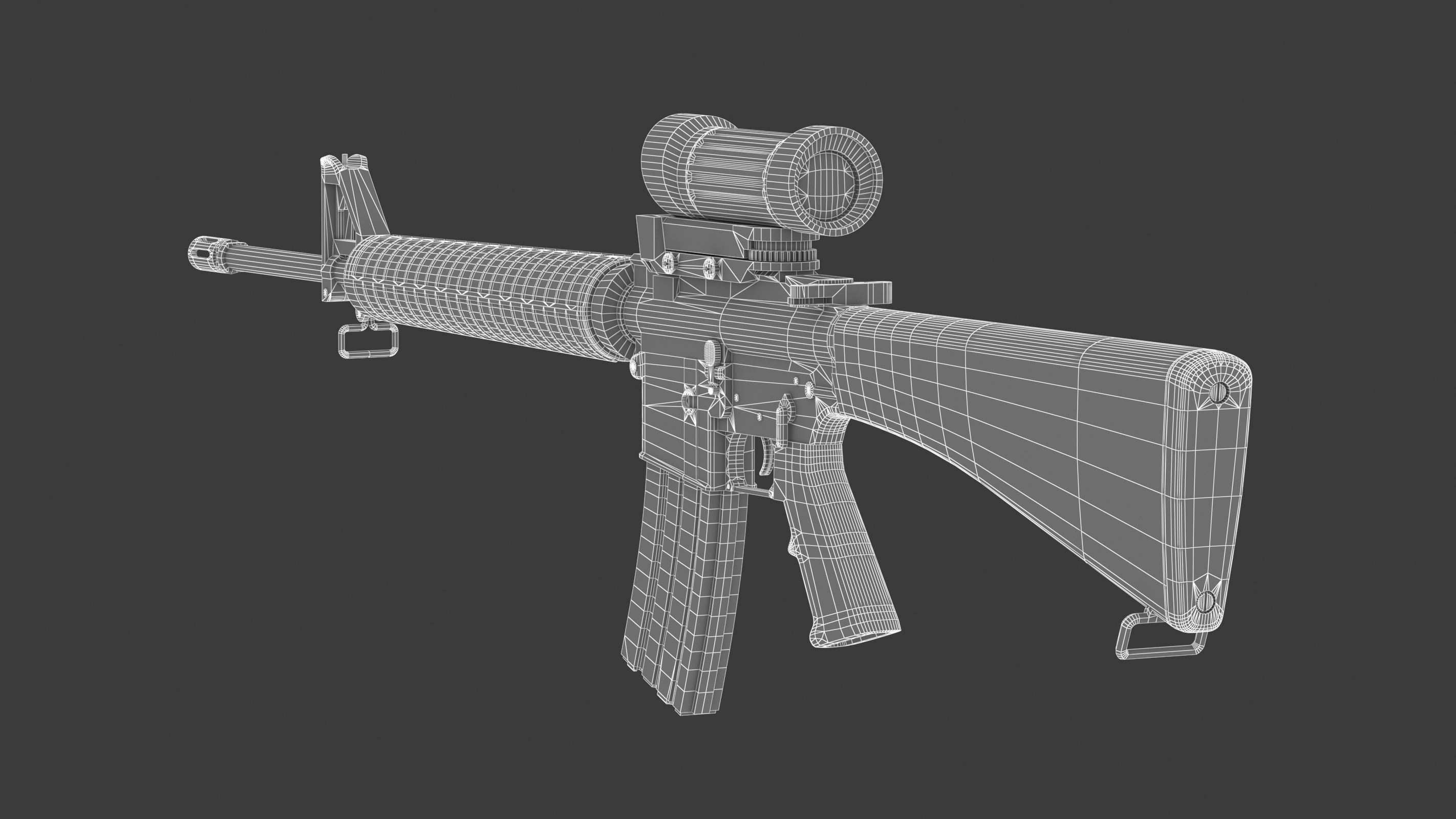 Colt Canada C7A1 Low Poly 3D model - TurboSquid 1793219