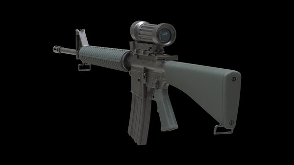 Colt Canada C7A1 Low Poly 3D model - TurboSquid 1793219