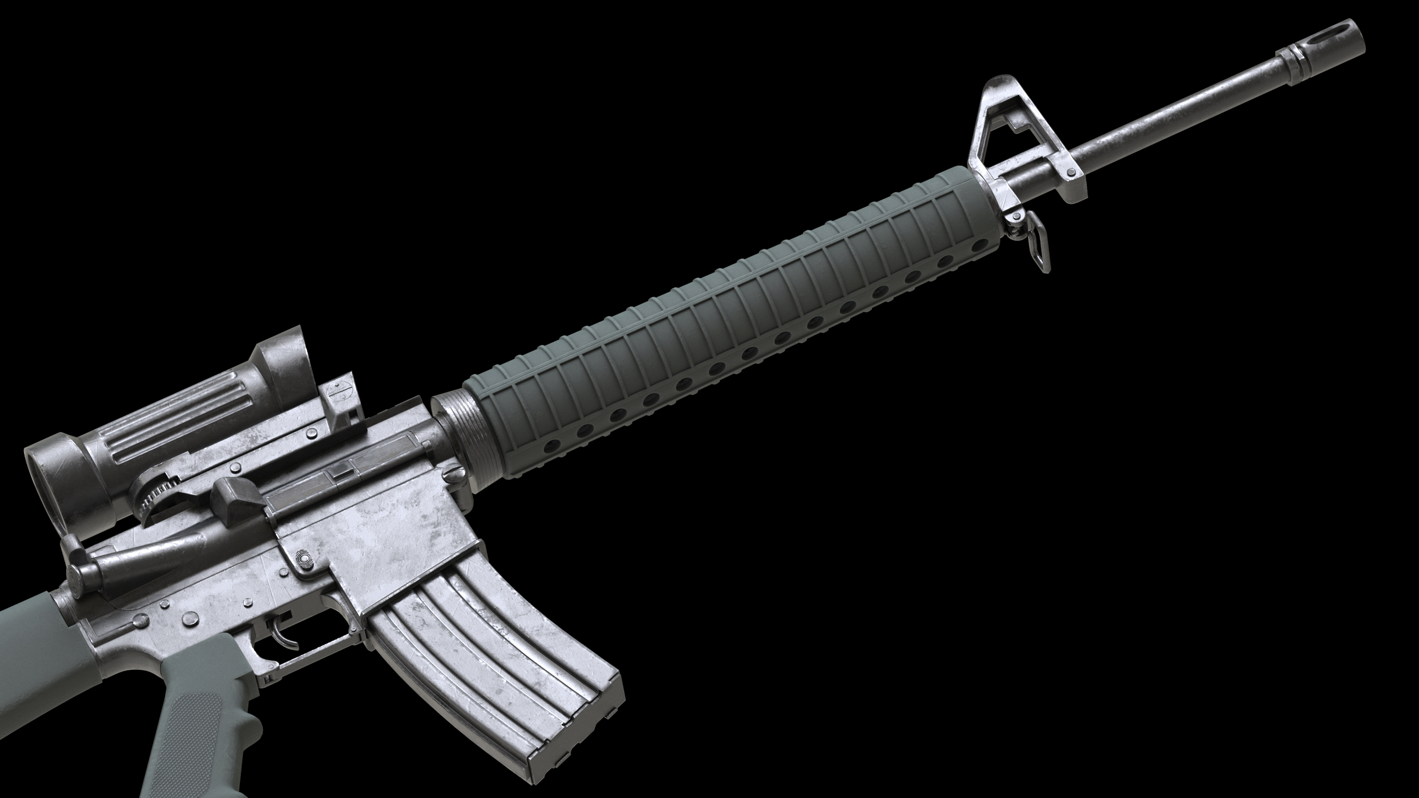 Colt Canada C7A1 Low Poly 3D model - TurboSquid 1793219