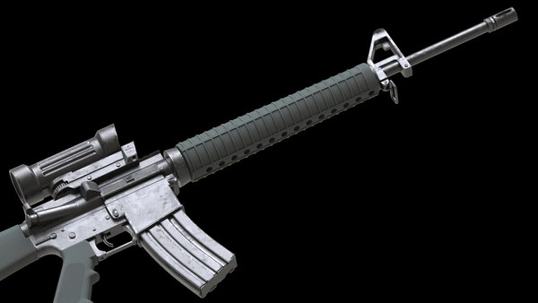 Colt Canada C7A1 Low Poly 3D model - TurboSquid 1793219