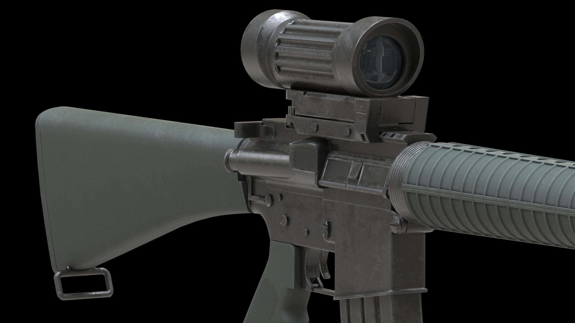 Colt Canada C7A1 Low Poly 3D model - TurboSquid 1793219