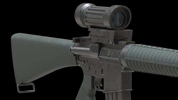 Colt Canada C7A1 Low Poly 3D model - TurboSquid 1793219