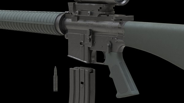 Colt Canada C7A1 Low Poly 3D model - TurboSquid 1793219