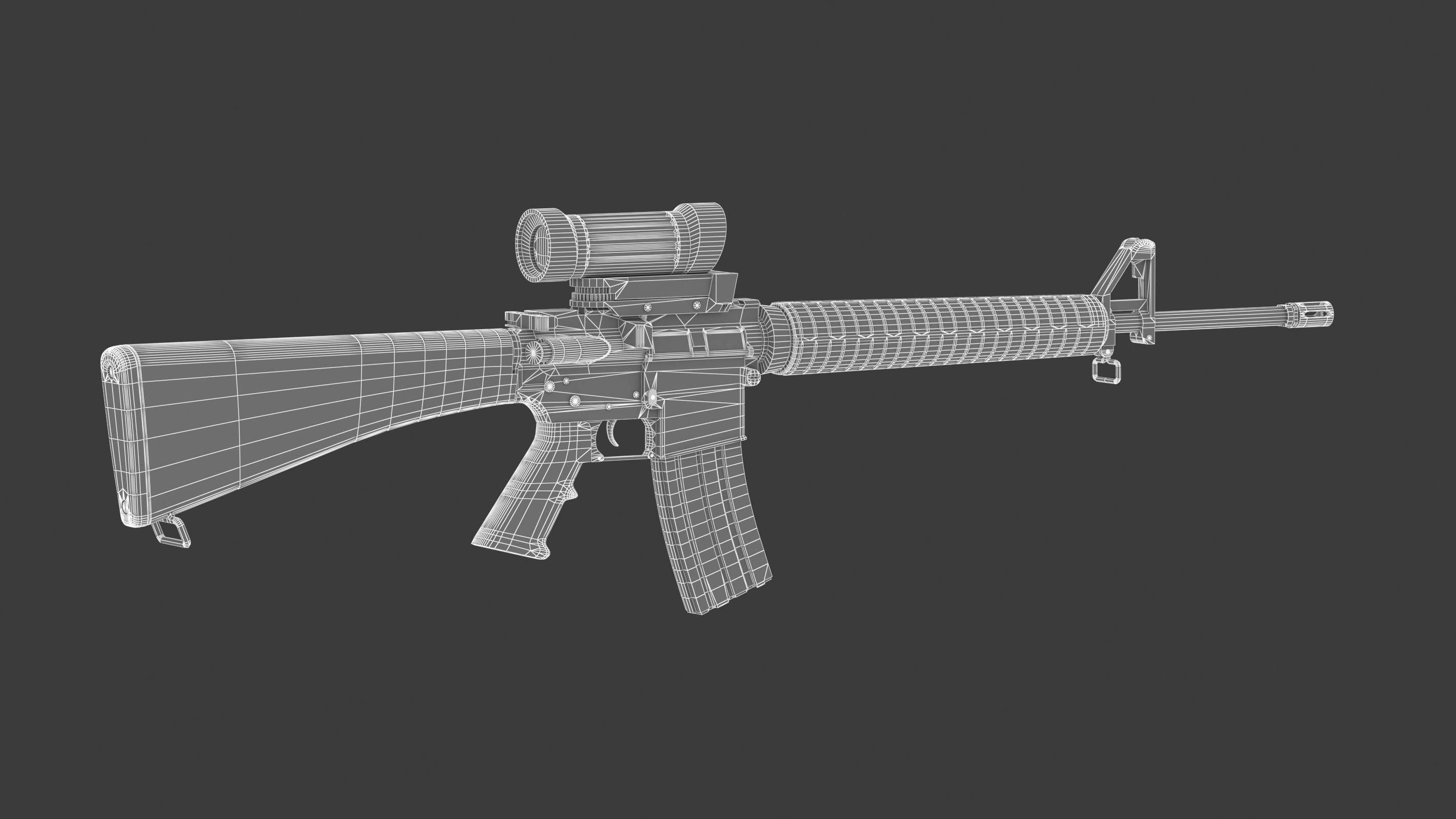Colt Canada C7A1 Low Poly 3D model - TurboSquid 1793219