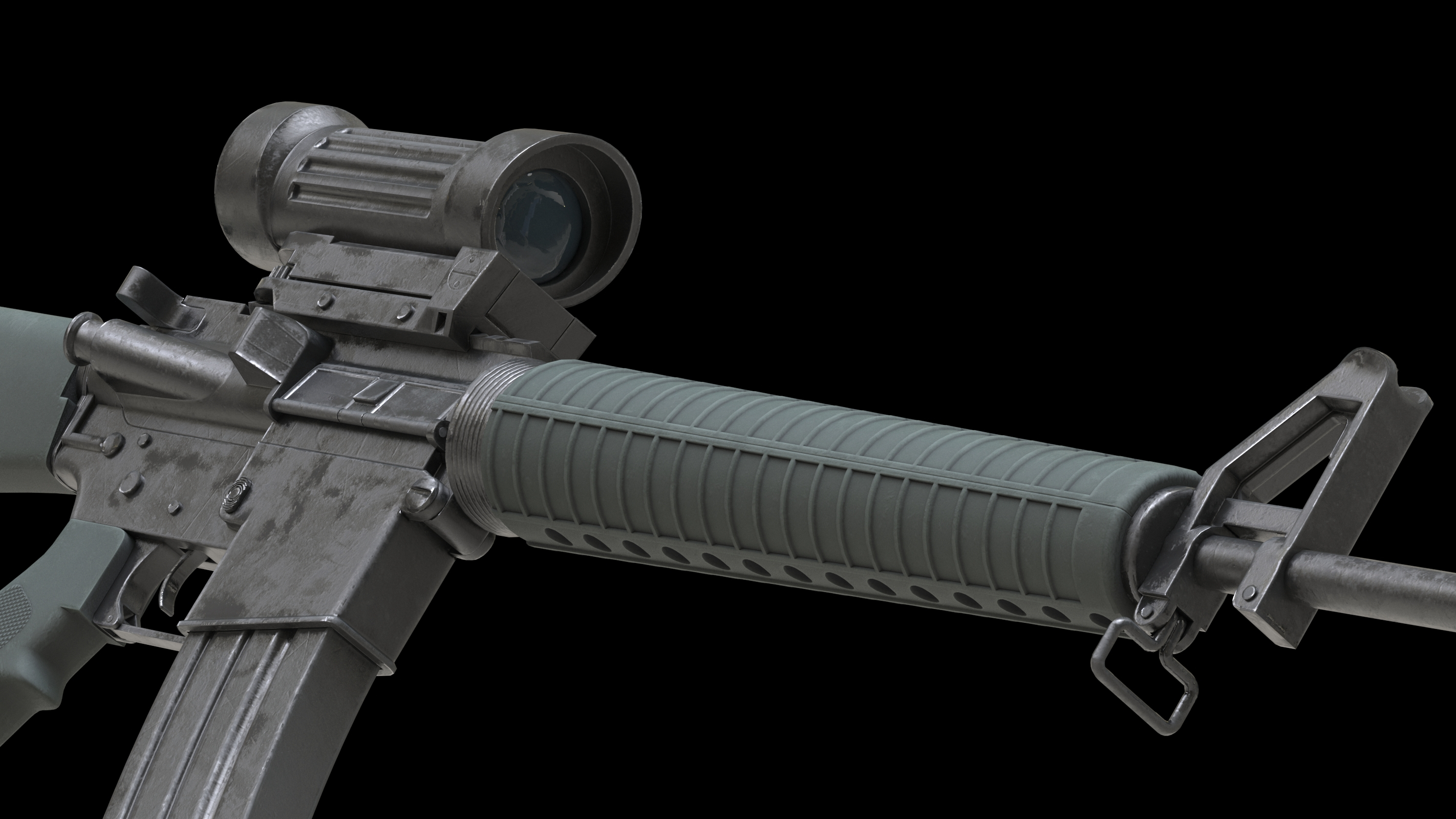 Colt Canada C7A1 Low Poly 3D model - TurboSquid 1793219