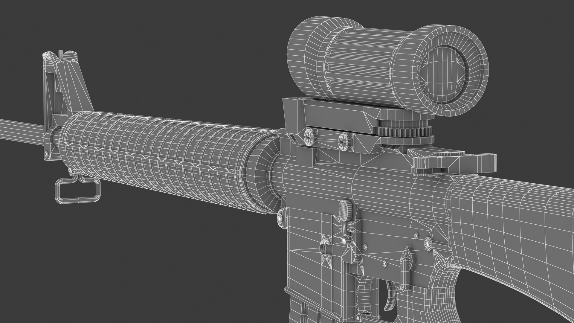 Colt Canada C7A1 Low Poly 3D model - TurboSquid 1793219