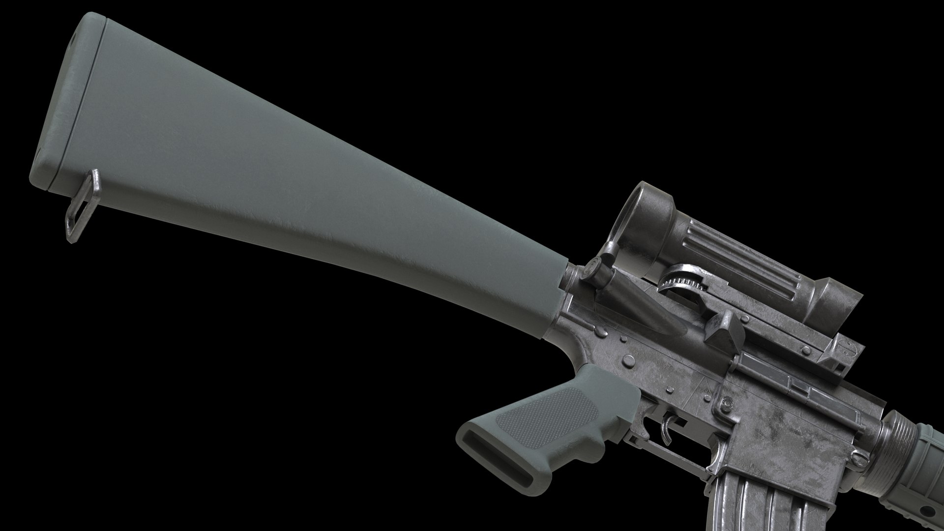 Colt Canada C7A1 Low Poly 3D Model - TurboSquid 1793219