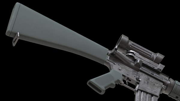 Colt Canada C7A1 Low Poly 3D model - TurboSquid 1793219