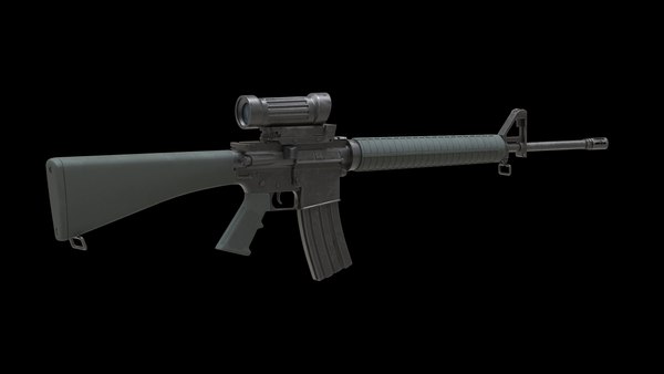 Colt Canada C7A1 Low Poly 3D model - TurboSquid 1793219