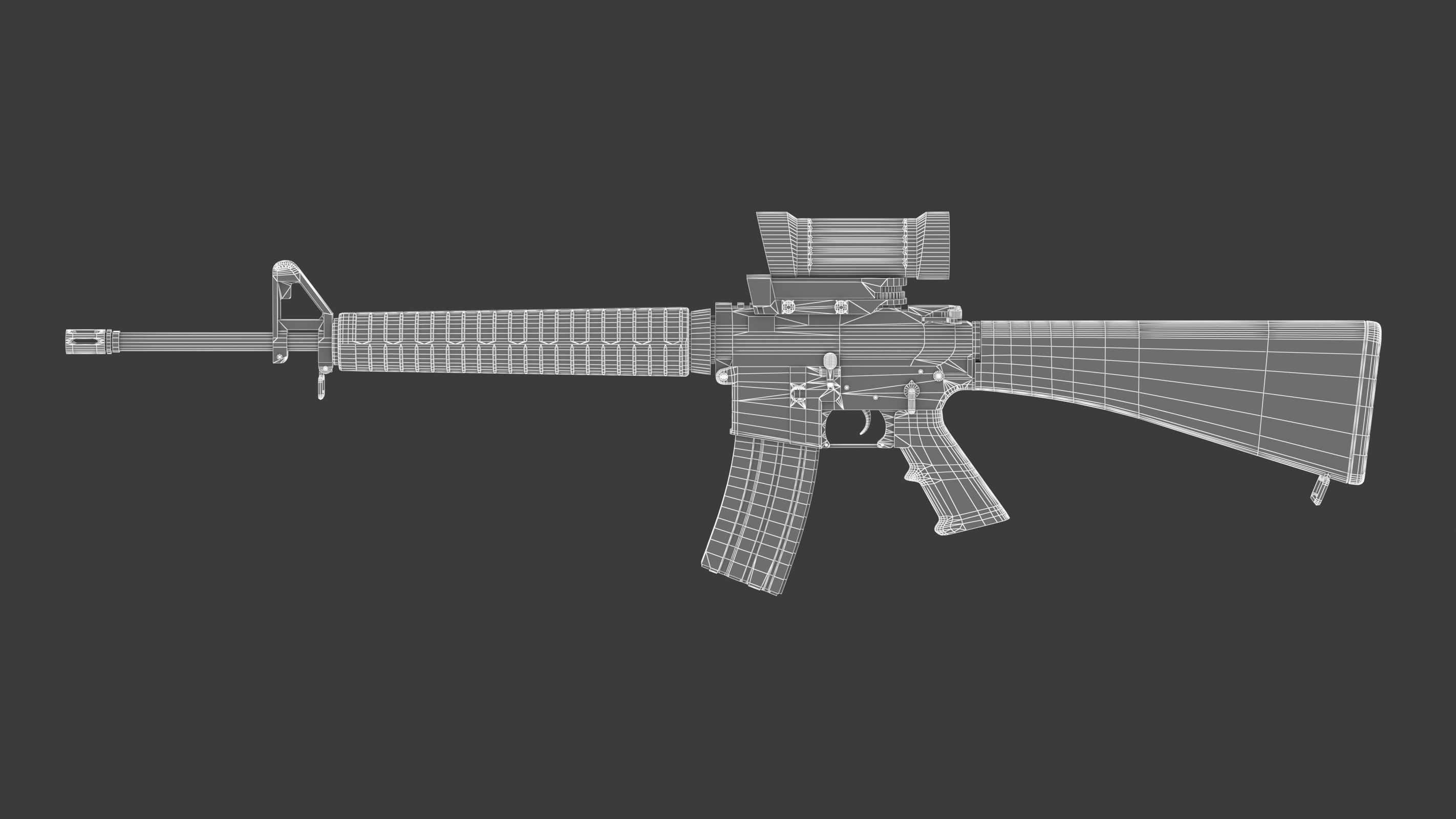 Colt Canada C7A1 Low Poly 3D model - TurboSquid 1793219