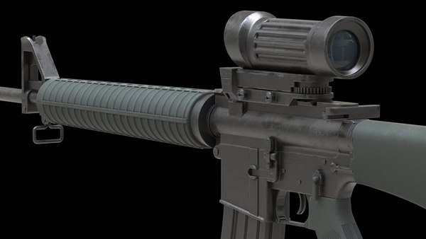 Colt Canada C7A1 Low Poly 3D model - TurboSquid 1793219