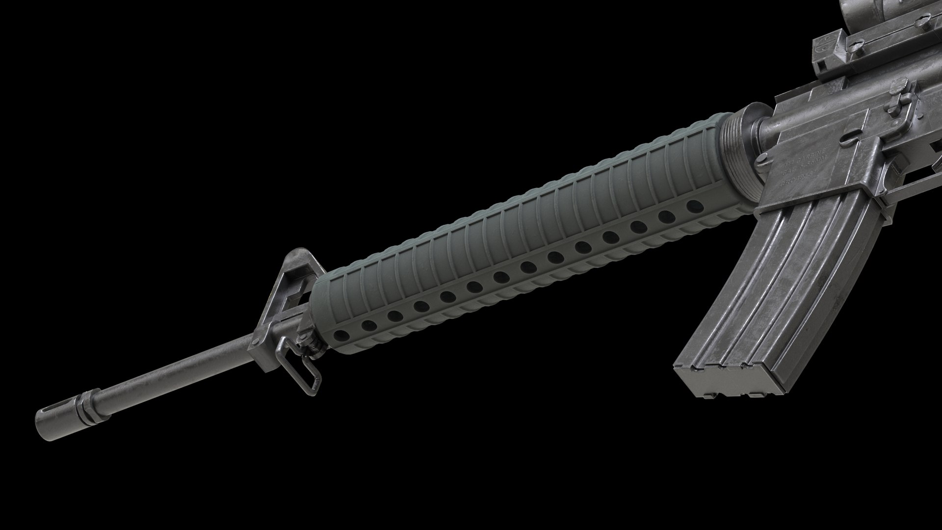 Colt Canada C7A1 Low Poly 3D Model - TurboSquid 1793219