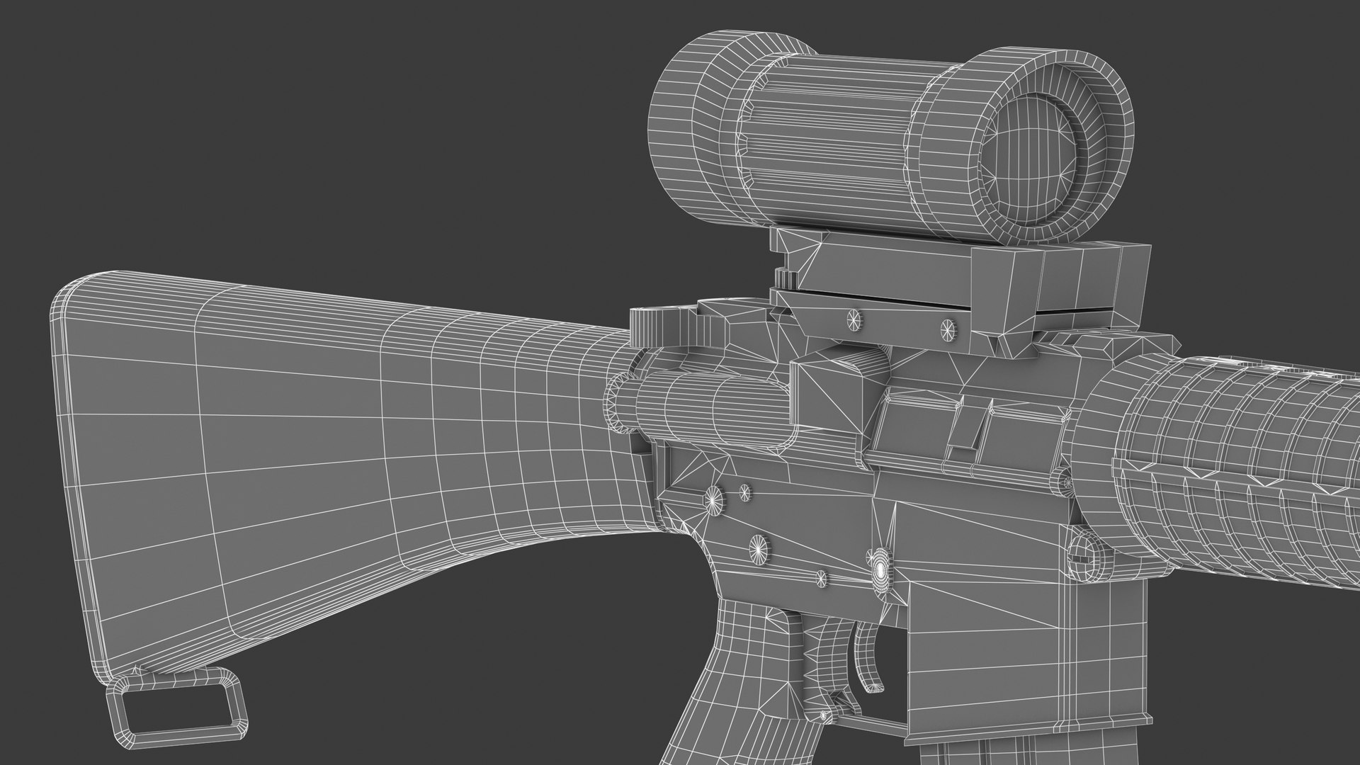 Colt Canada C7A1 Low Poly 3D model - TurboSquid 1793219