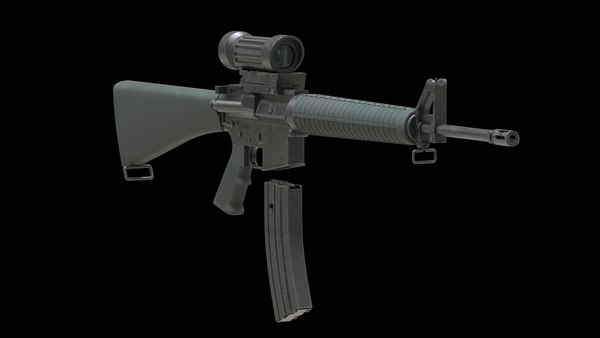 Colt Canada C7A1 Low Poly 3D model - TurboSquid 1793219