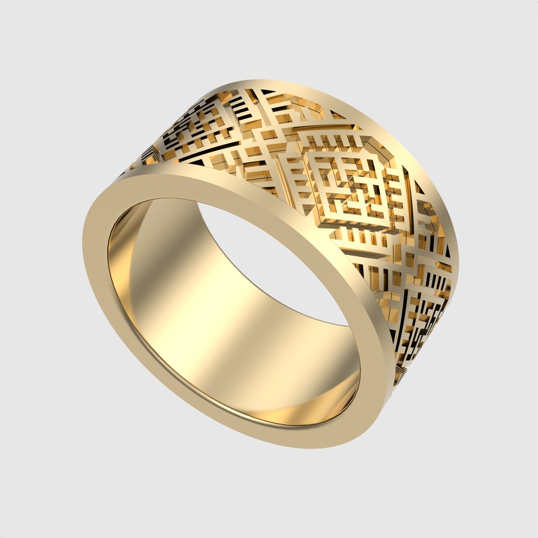 Ancient Slavic Pattern Ring JDBCo 3D Model - TurboSquid 2342160