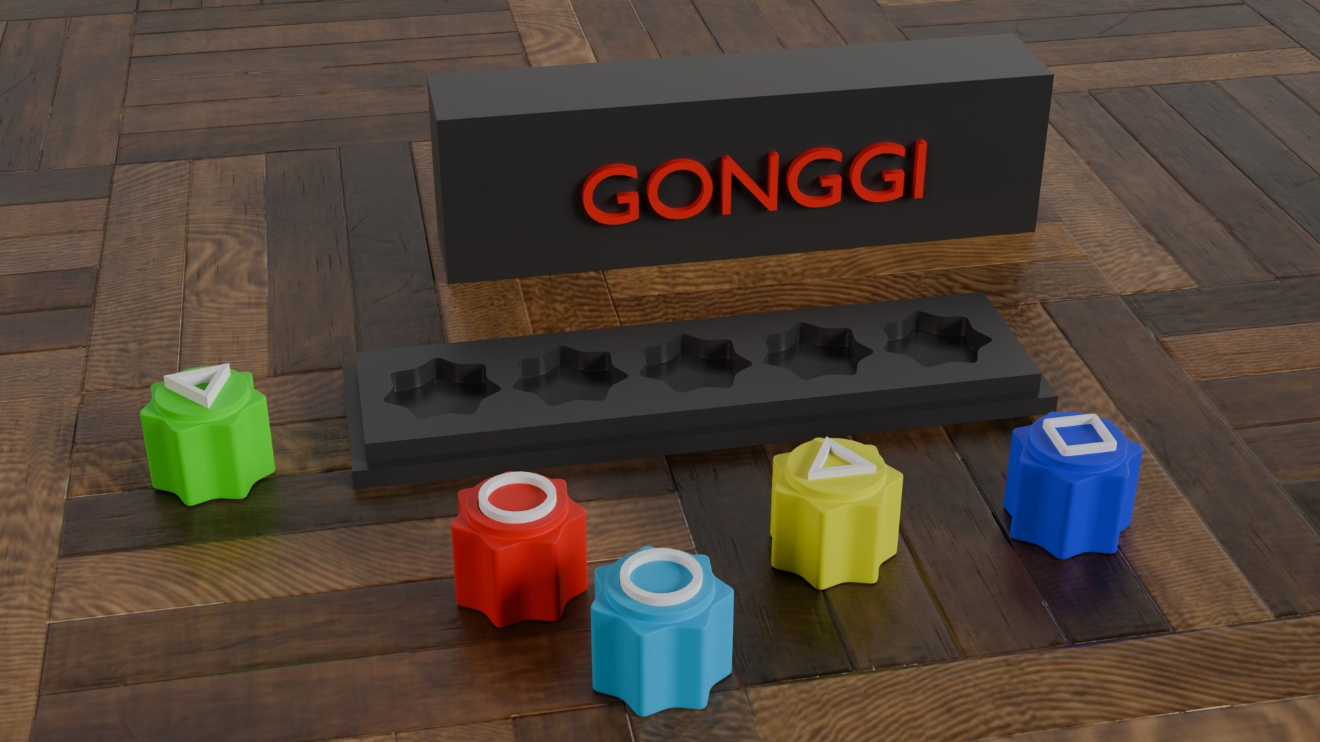 鱿鱼游戏-Gonggi3D模型 - TurboSquid 2340057