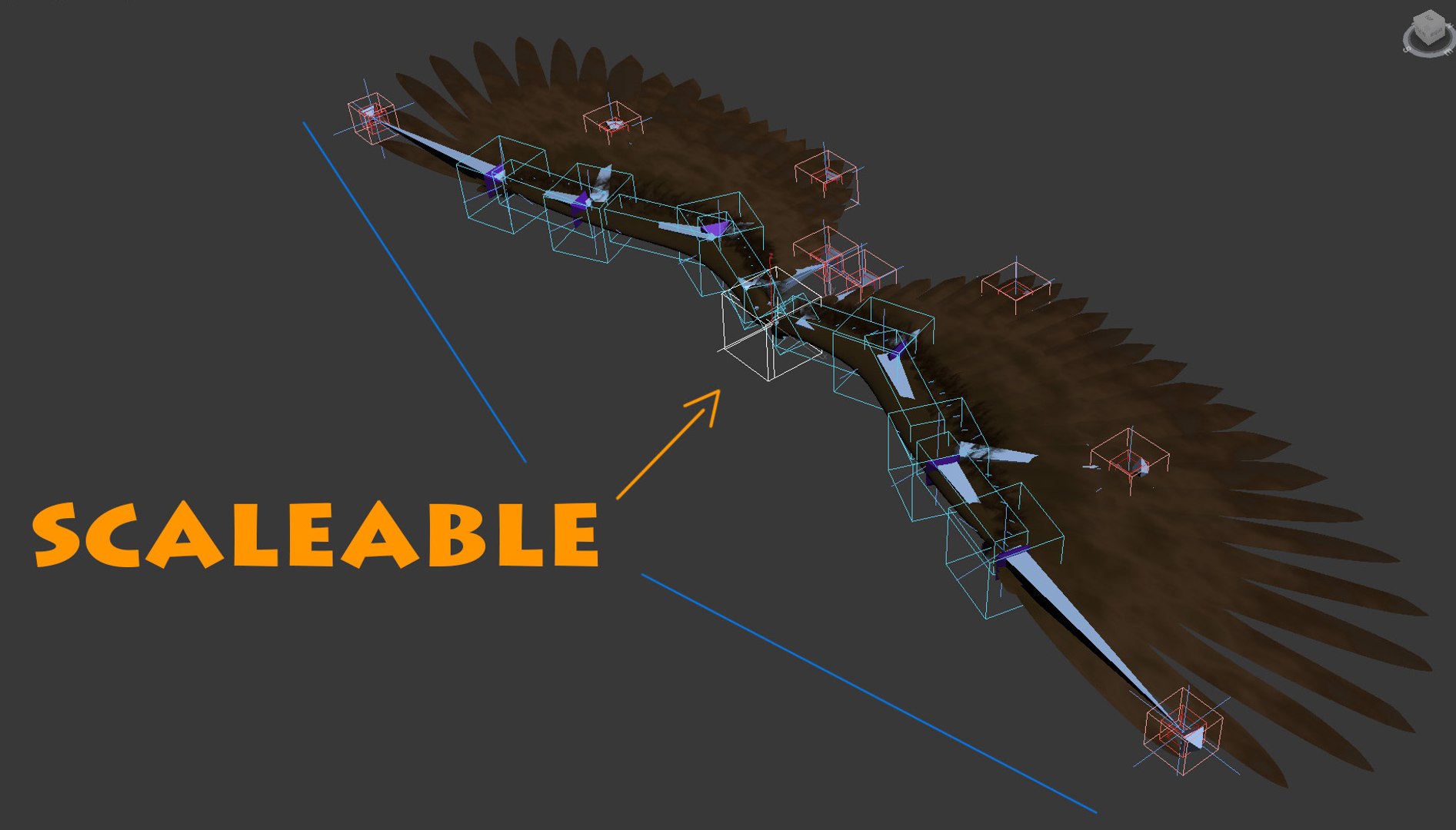 3D fantasy wings model - TurboSquid 1251233