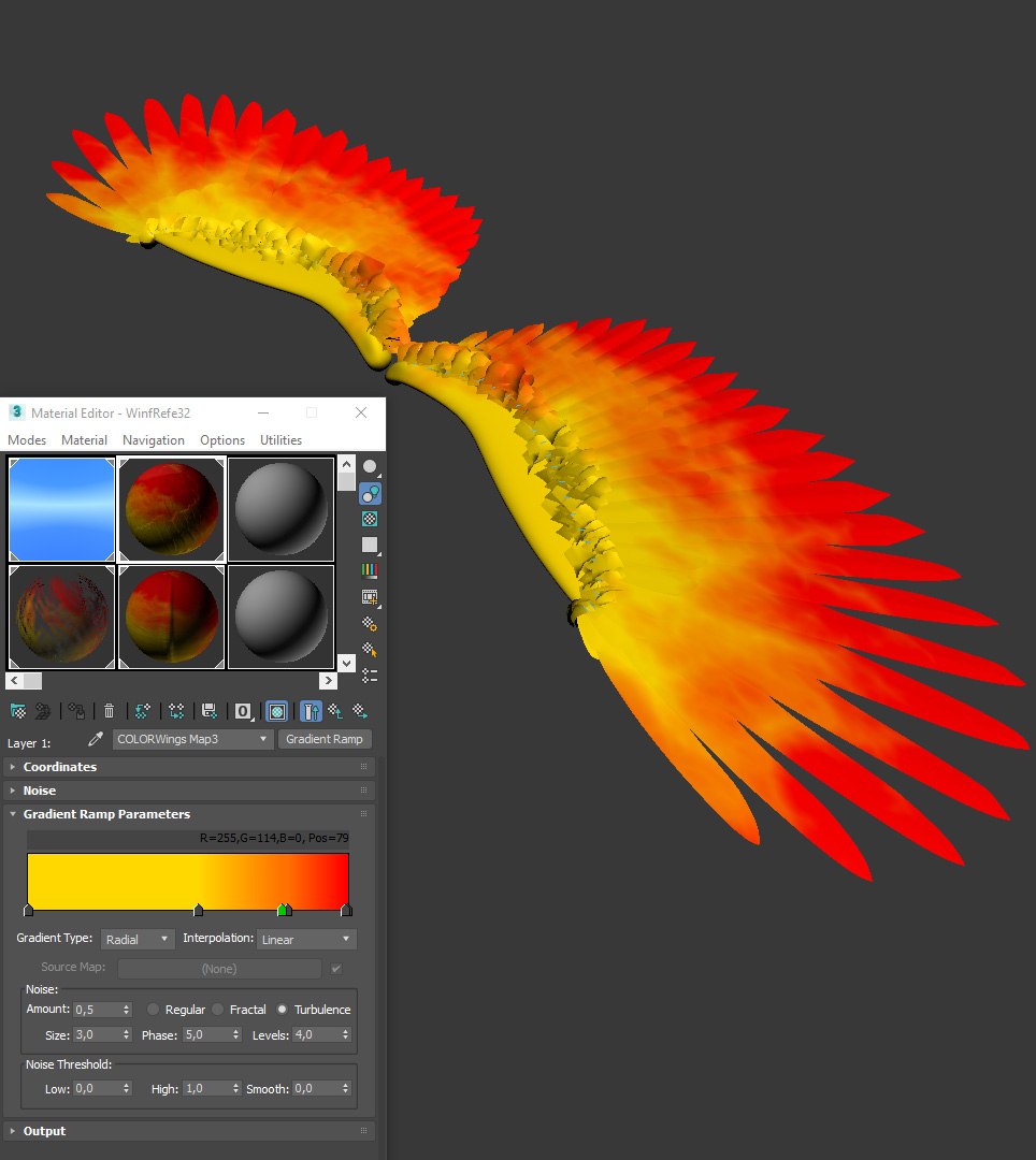 3D fantasy wings model - TurboSquid 1251233