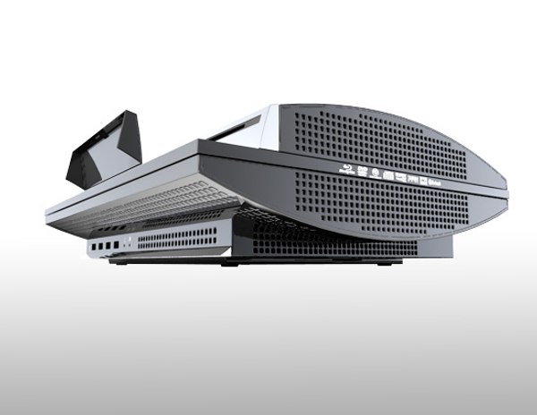 ps3 console 3d model