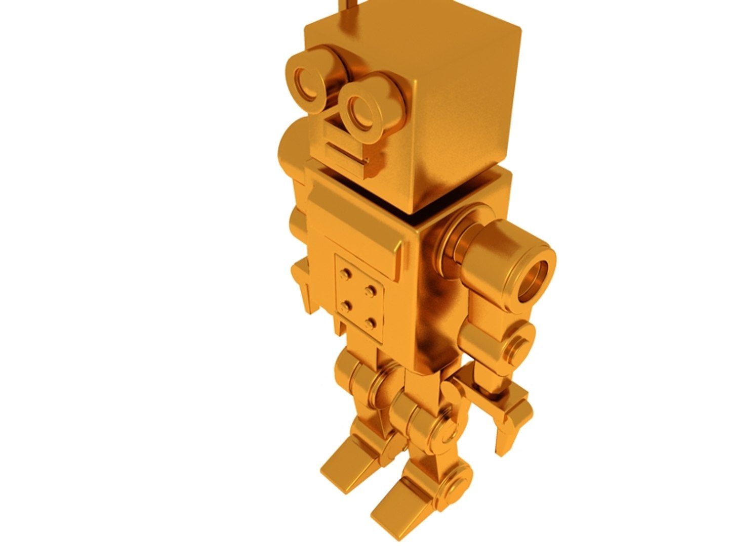 Retro robot 3D model - TurboSquid 1216082