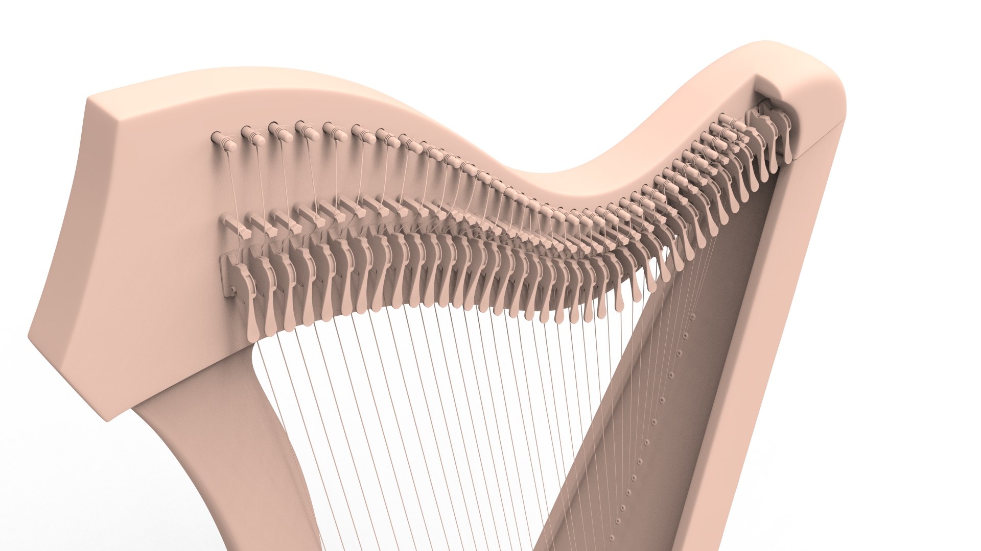 3D Model Harp - TurboSquid 2132726