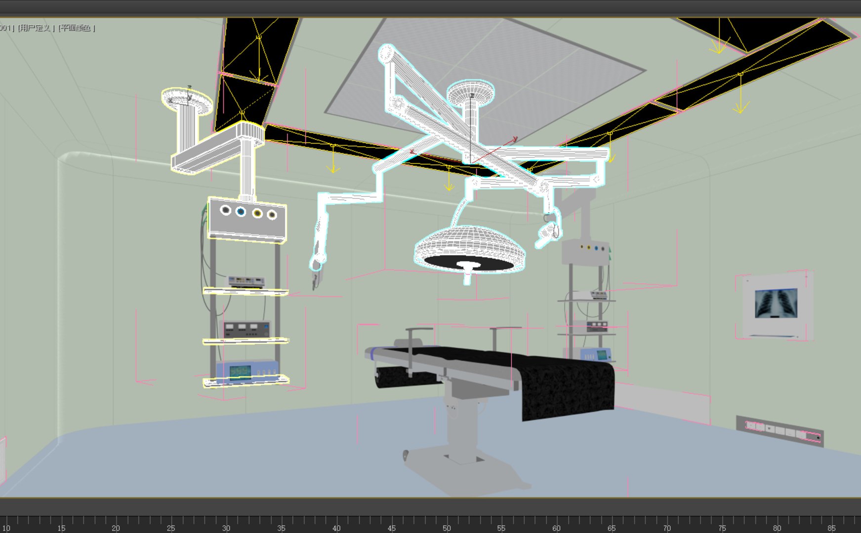 Medical Operating Room Modern Medical Hospital Room Surgical Operation ...