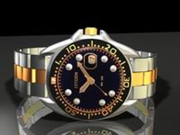 watch citizen 3d model