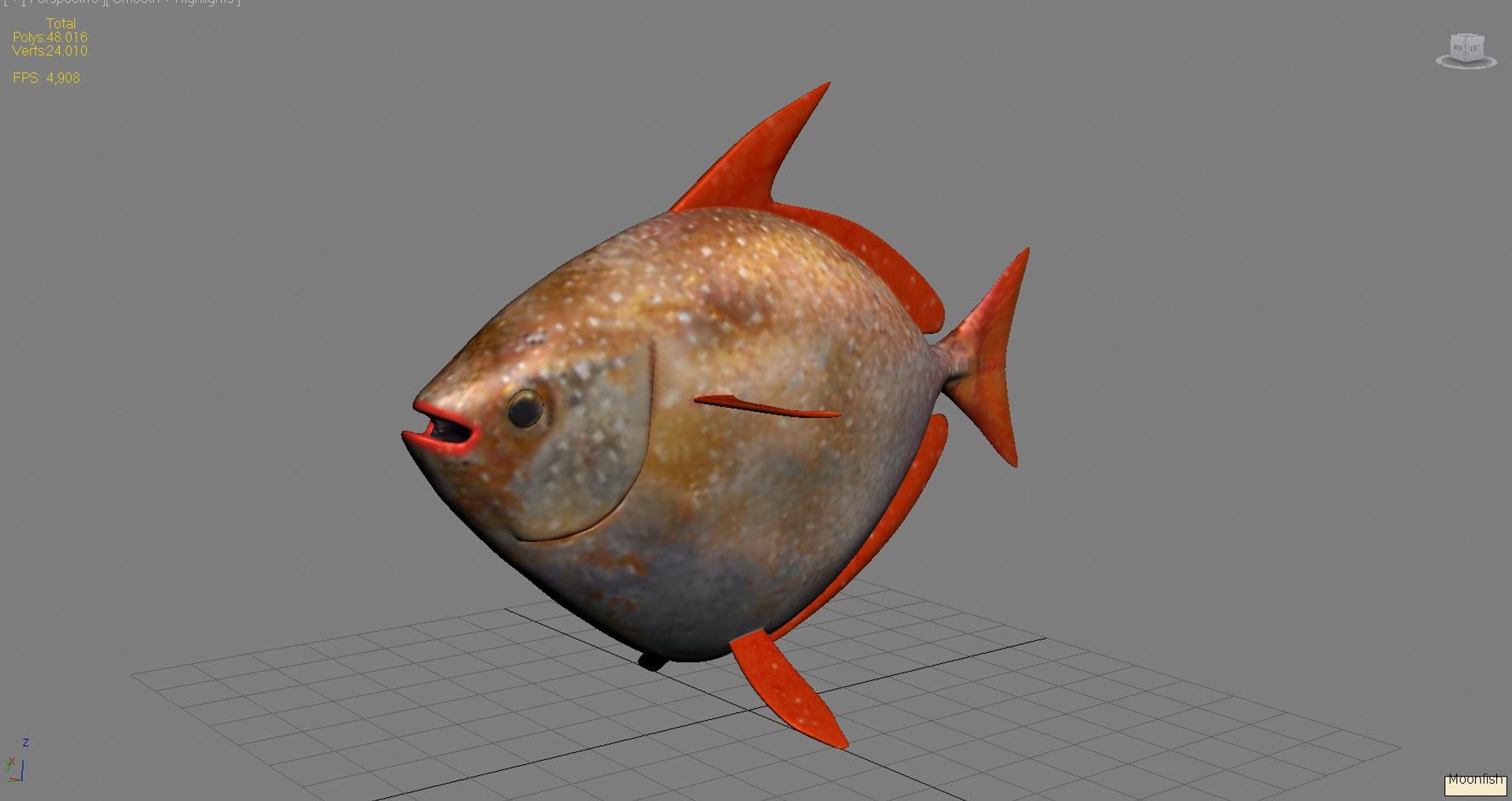 3D Opah Moonfish - TurboSquid 2018577