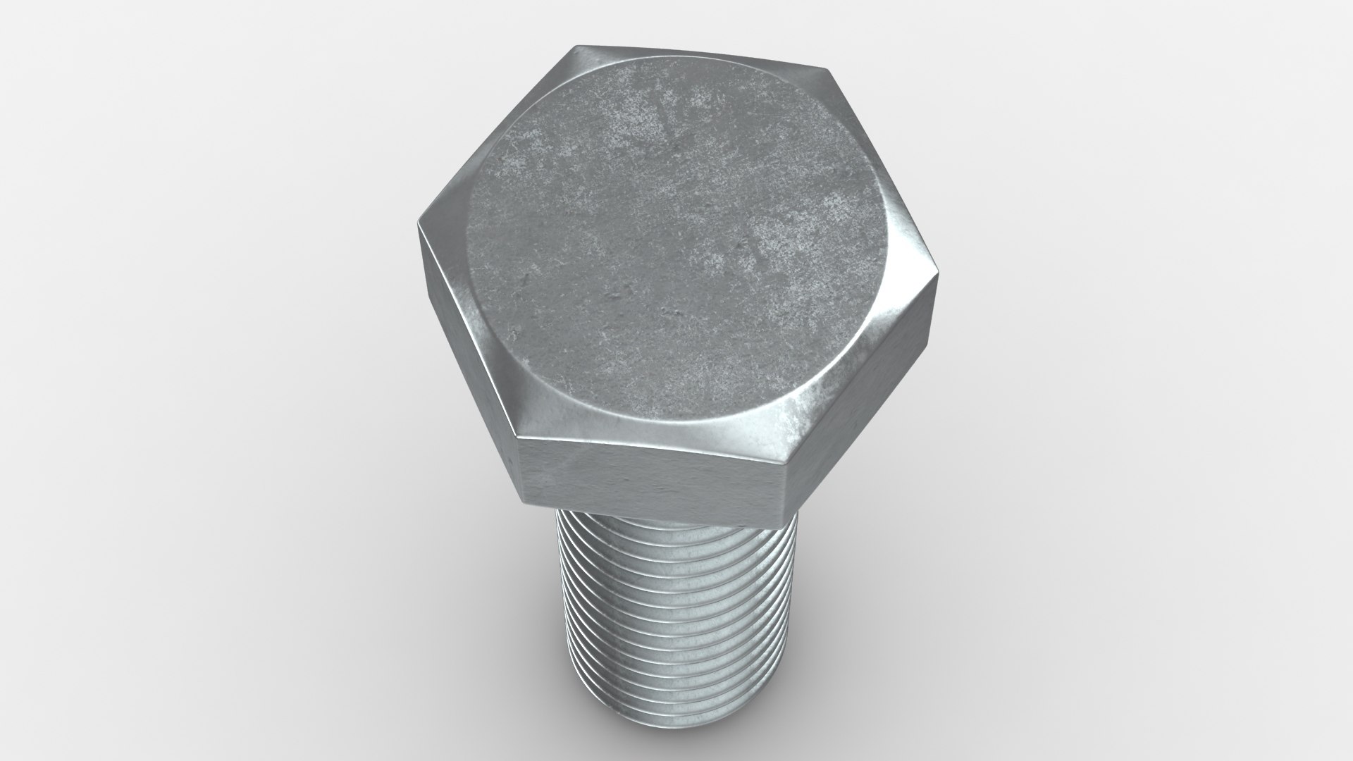 3D hex bolt 03 model - TurboSquid 1623147