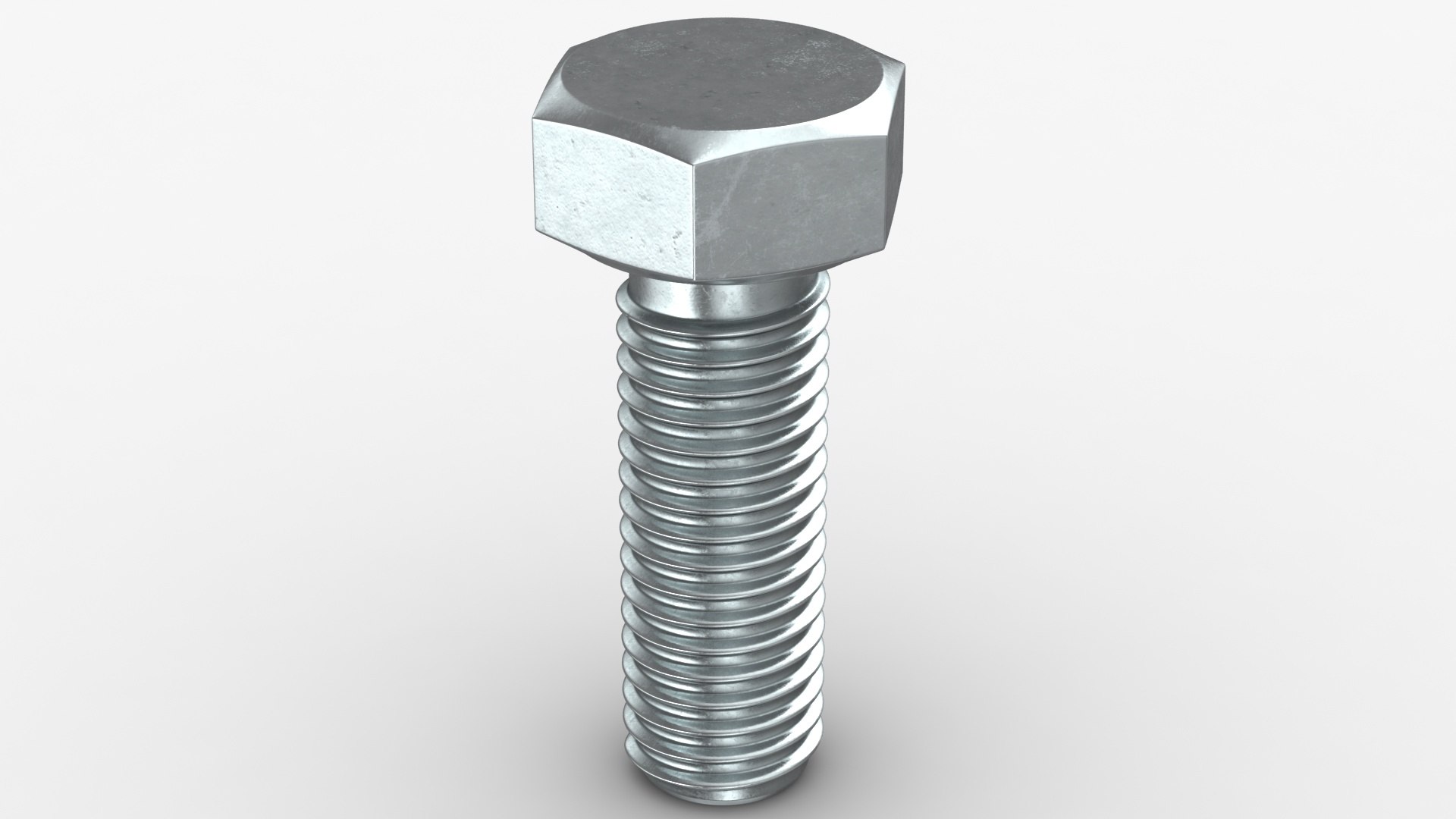 3D hex bolt 03 model - TurboSquid 1623147