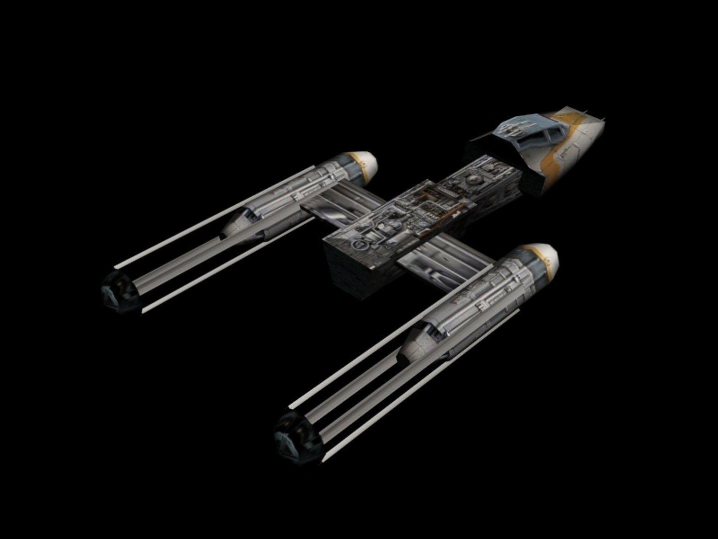 3d Y-wing Star Wars