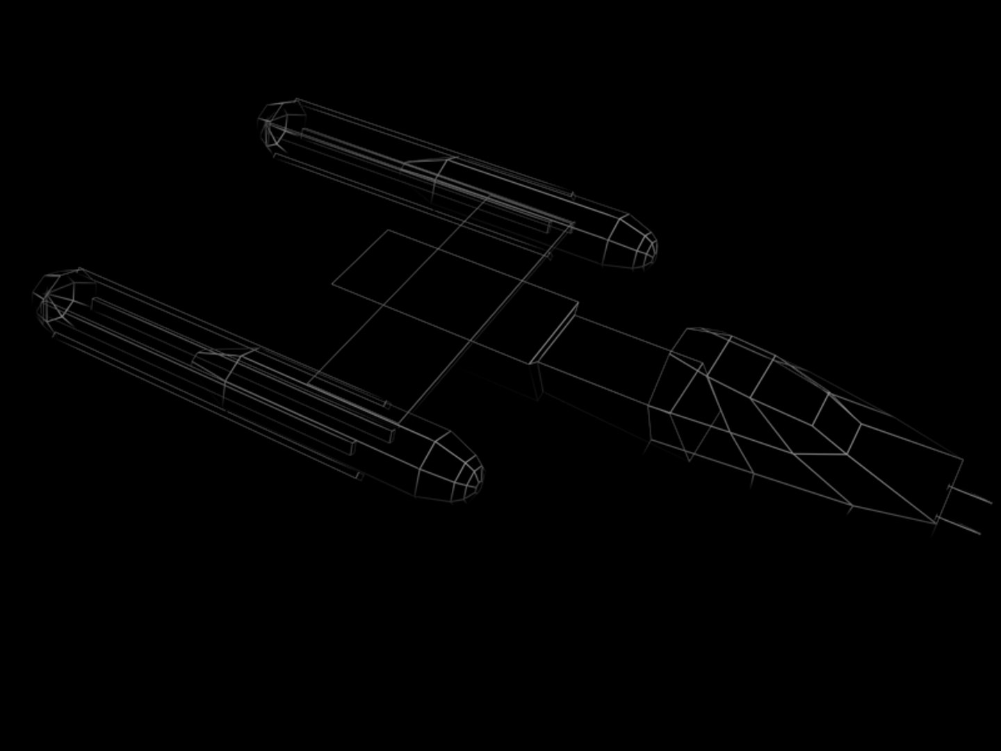 3d Y-wing Star Wars