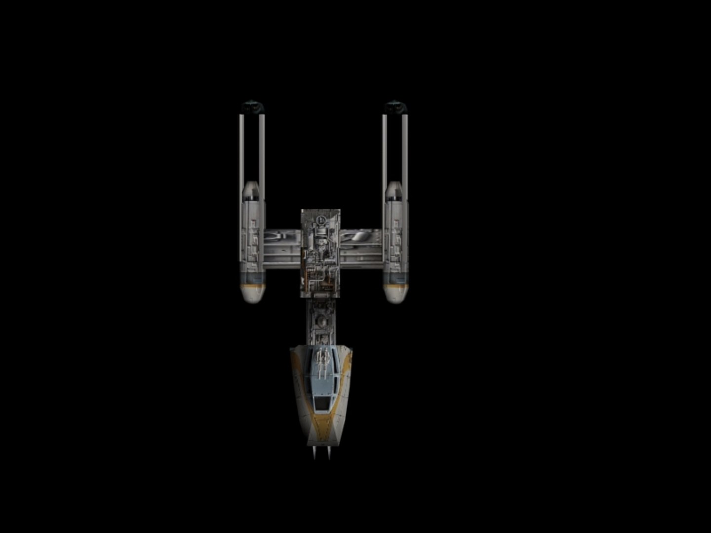 3d Y-wing Star Wars
