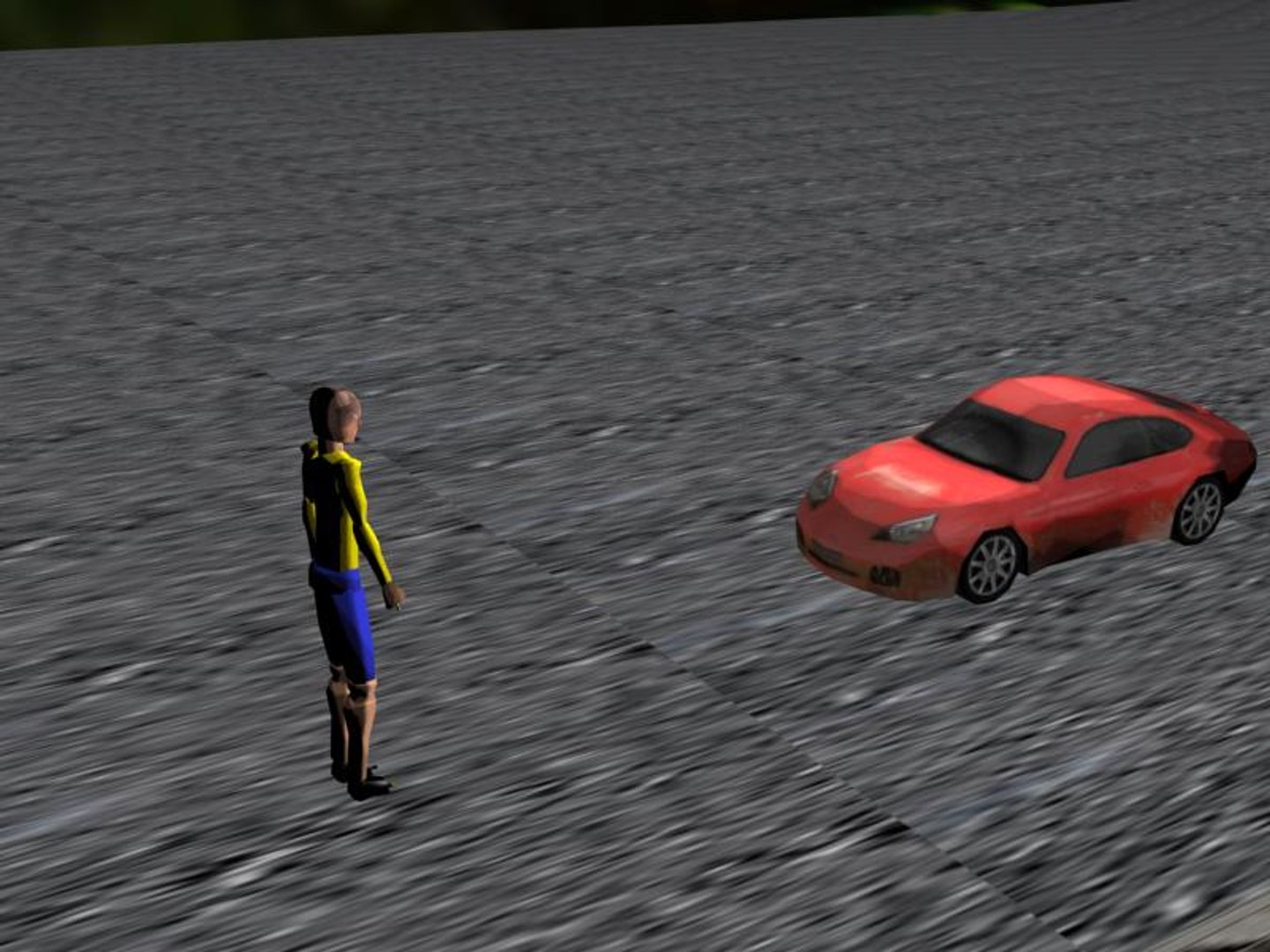 Free Parkour Animation 3d Model