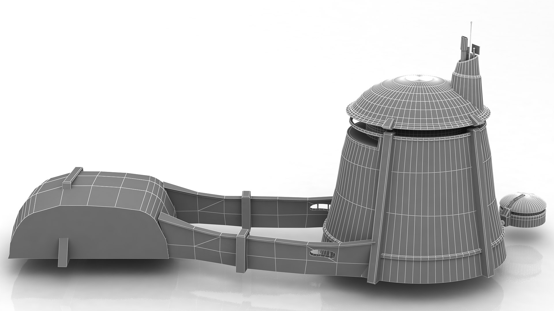 Star Wars Architecture Tatooine 3D Model - TurboSquid 1643672