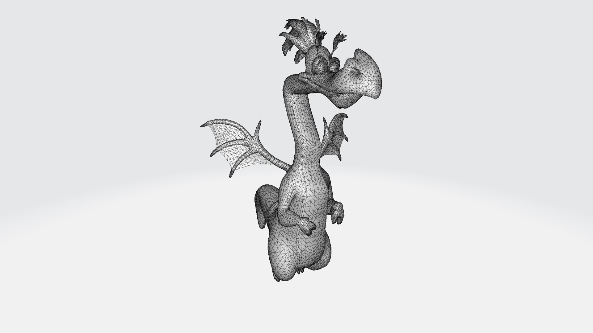 3D Model Cartoon Dragon - TurboSquid 2352595