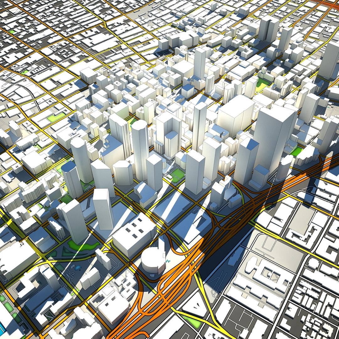 3D los angeles model - TurboSquid 1488766